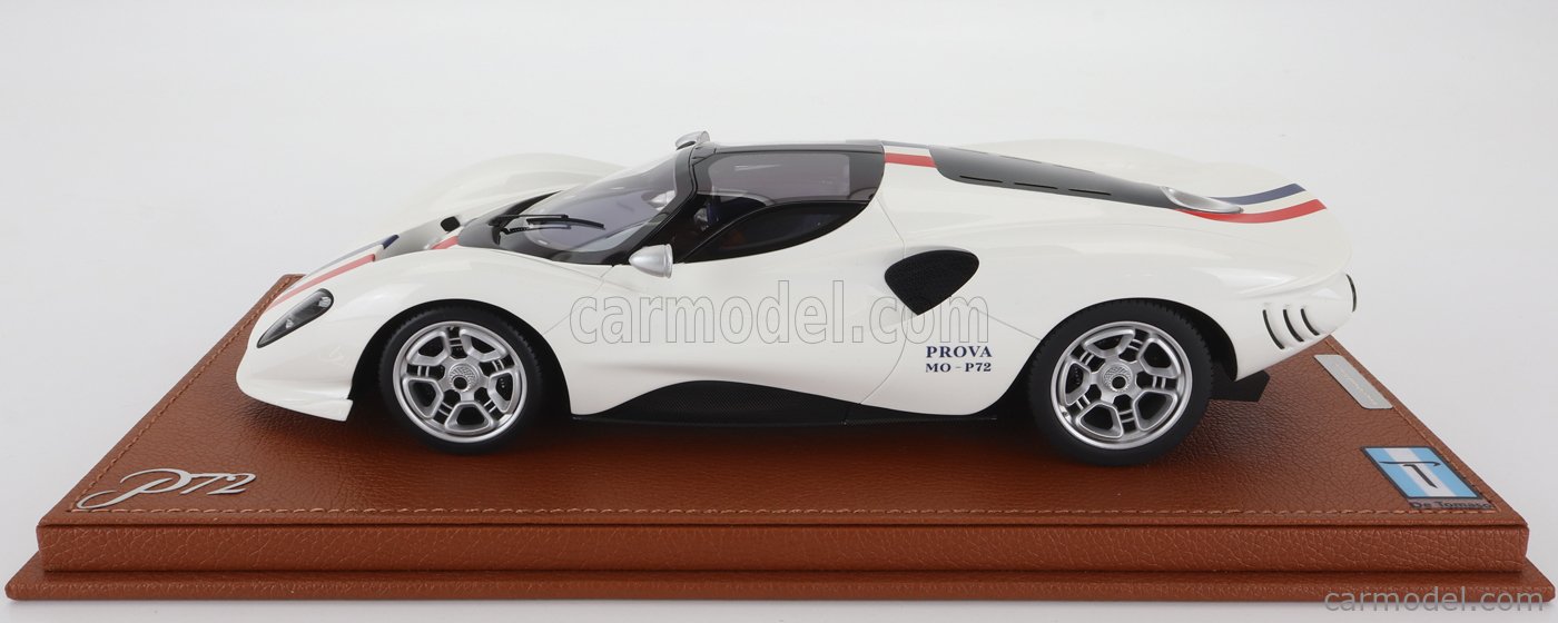 PEAKO 83803 Scale 1/18 | DE TOMASO P72 2020 GLOSS WHITE