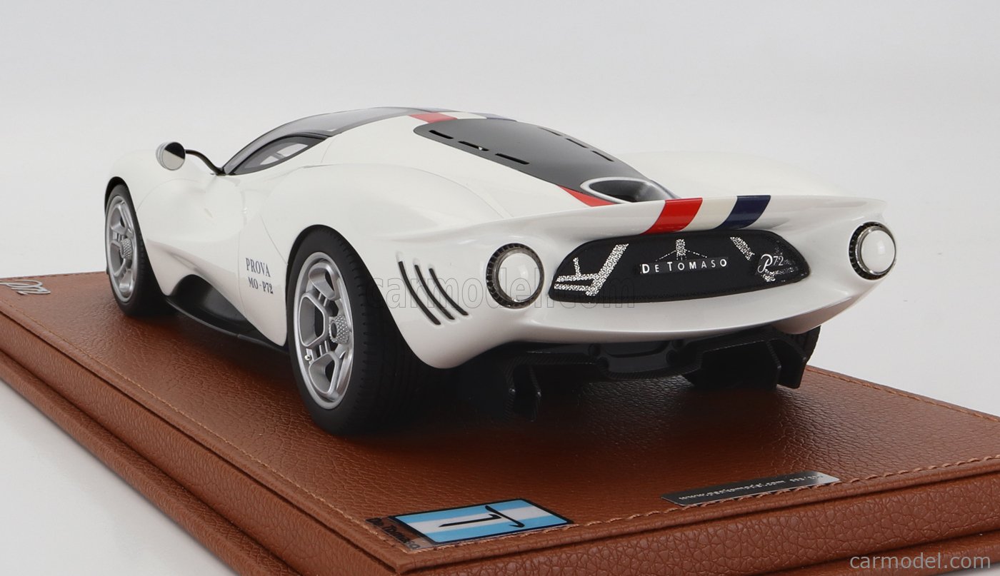 PEAKO 83803 Scale 1/18 | DE TOMASO P72 2020 GLOSS WHITE