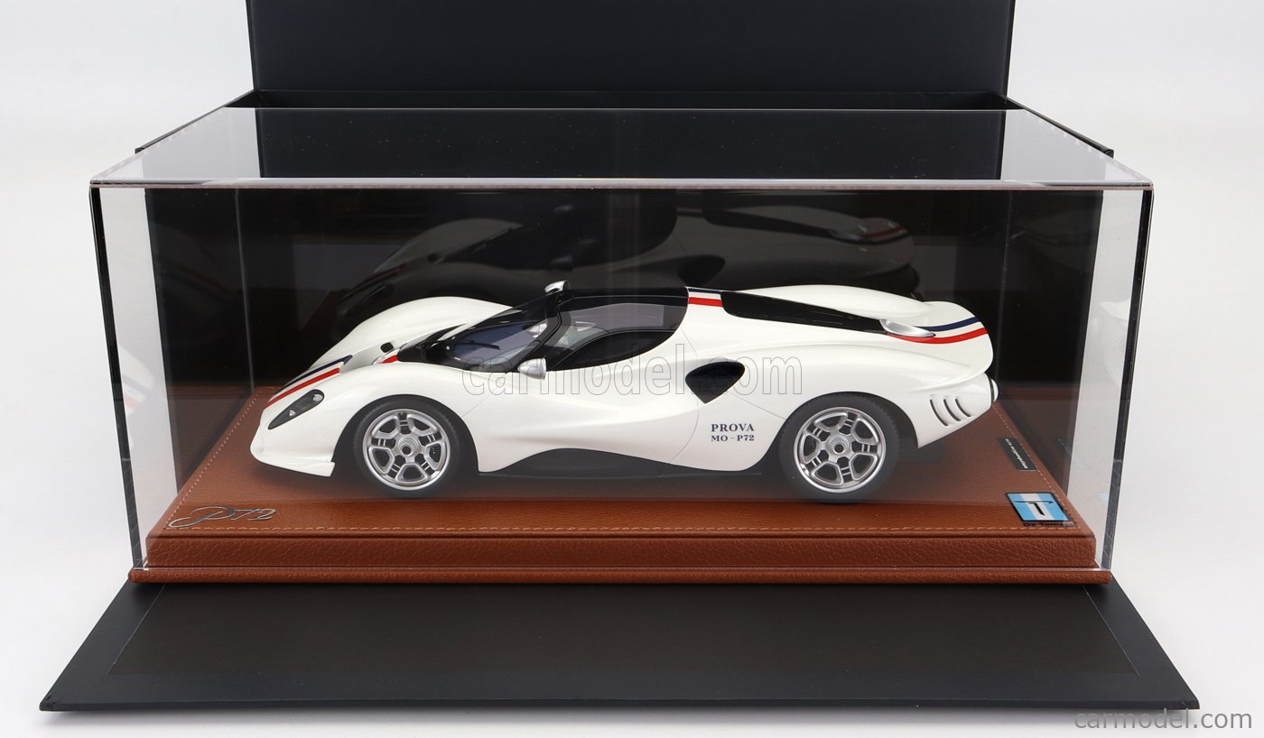 PEAKO 83803 Scale 1/18 | DE TOMASO P72 2020 GLOSS WHITE