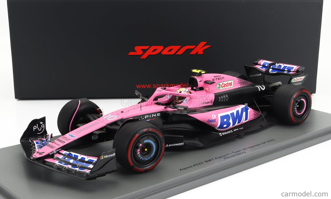 SPARK-MODEL 18S882 Scale 1/18 | ALPINE F1 A523 TEAM BWT ALPINE N 10 ...