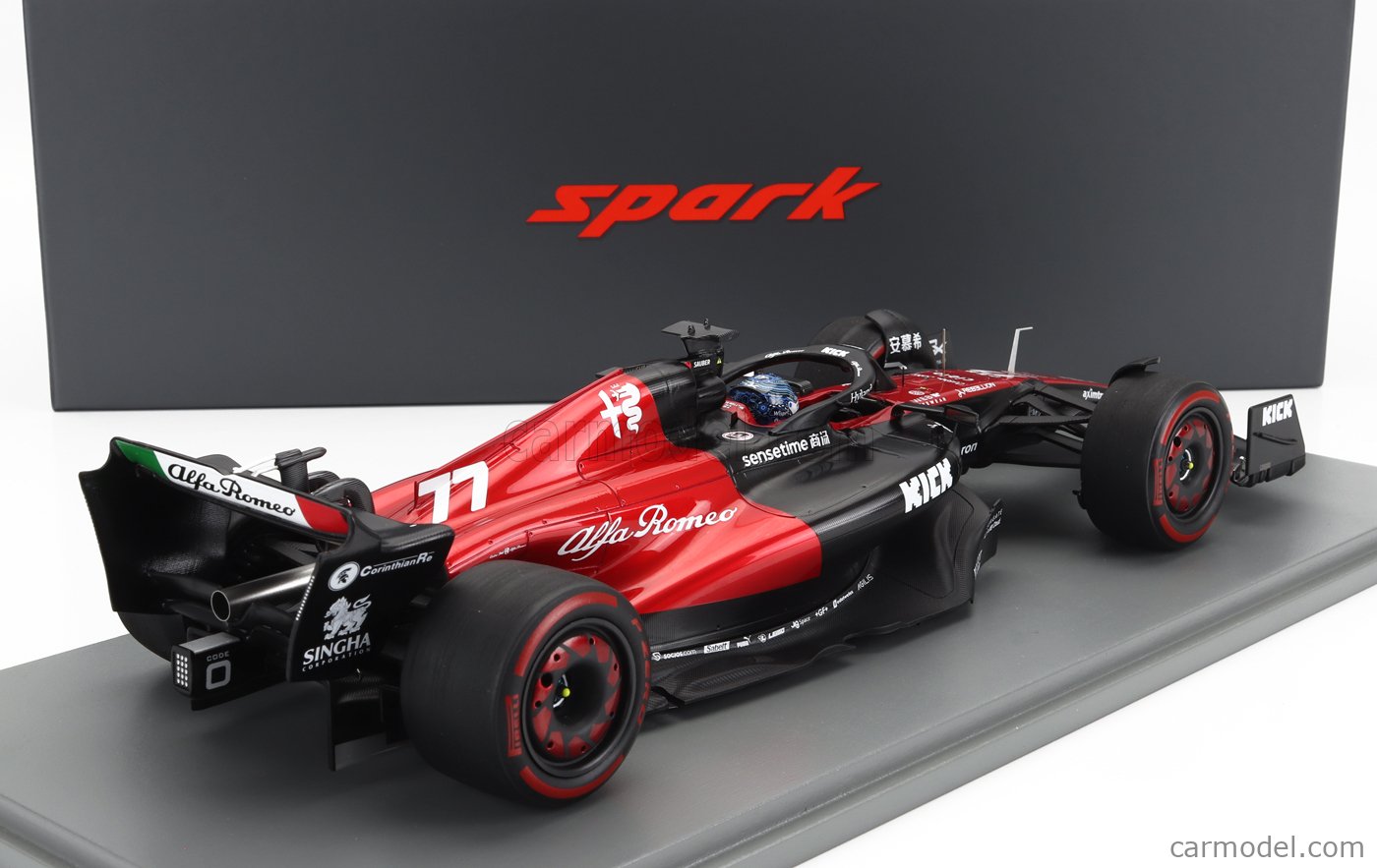 SPARK-MODEL 18S878 Scale 1/18 | ALFA ROMEO F1 C43 TEAM STAKE N 77 ...
