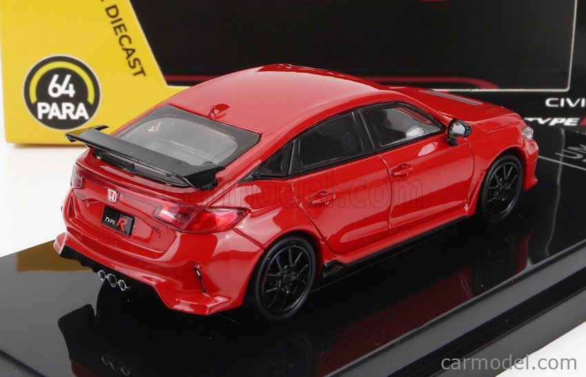 PARAGON-MODELS PA-55582 Scale 1/64 | HONDA CIVIC TYPE R FLC LHD 2023 RED