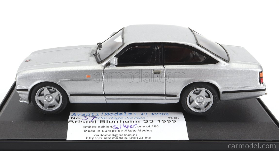 RIALTO-MODELS AV008-SILV Scale 1/43 | BRISTOL BLENHEIM S3 1999 SILVER