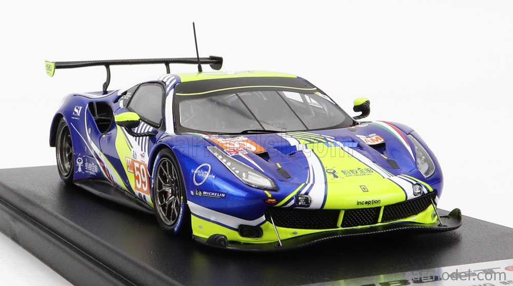 LOOKSMART LSLM146 Scale 1/43 | FERRARI 488 GTE EVO 3.9L TURBO V8 TEAM ...
