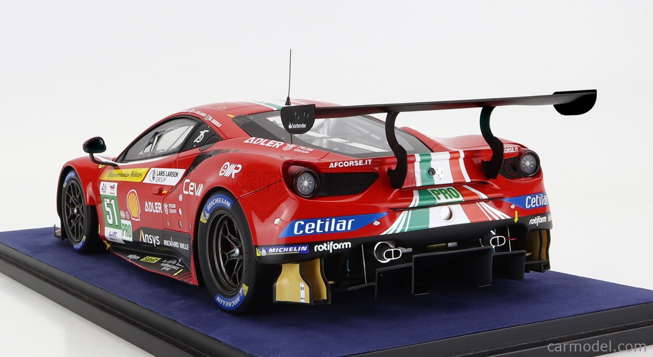 LOOKSMART LS18LM032 Scala 1/18 | FERRARI 488 GTE EVO 3.9L TURBO V8 TEAM ...