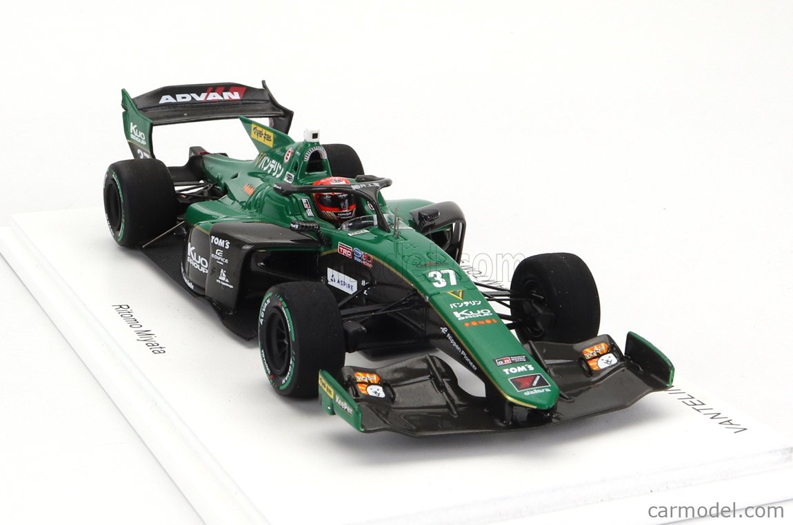 SPARK-MODEL SFJ014 Scale 1/43 | DALLARA SF23 TOYOTA TRD01F TEAM KUO VALENTIN TOM'S N 37 SUPER ...