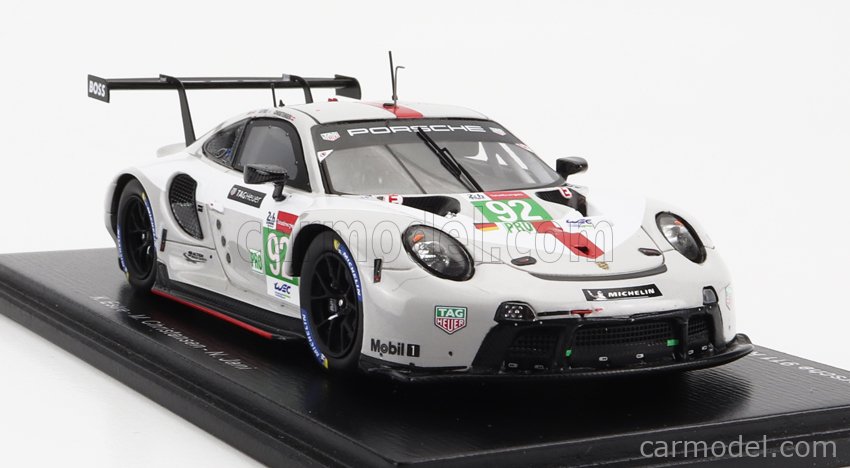SPARK-MODEL S8264 Scale 1/43 | PORSCHE 911 991-2 RSR-19 4.2L TEAM PORSCHE GT N 92 3rd LMGTE PRO ...