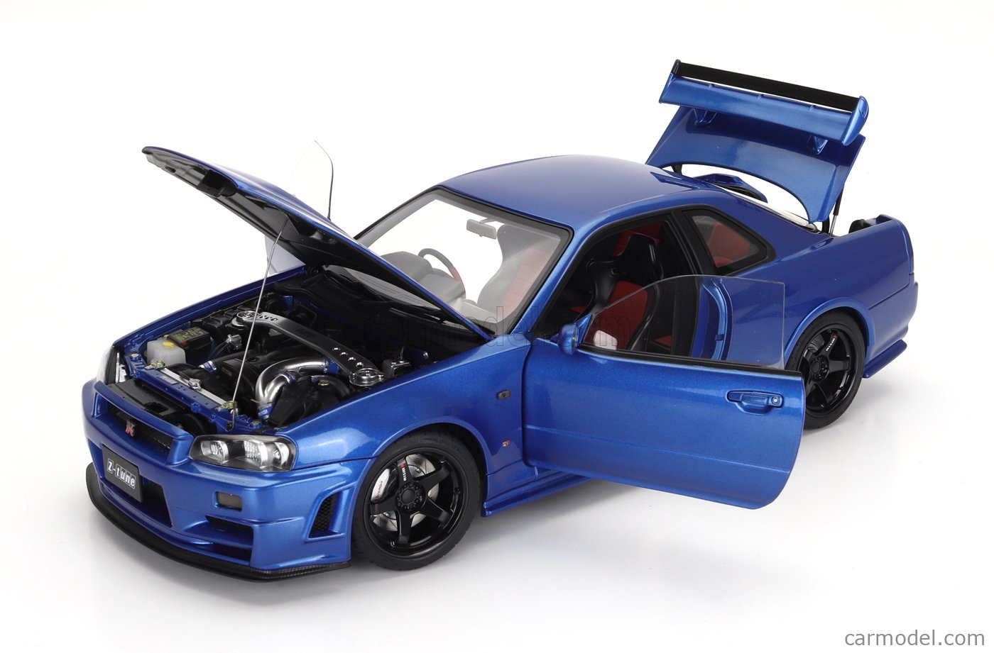AUTOART 77462 Scale 1/18 | NISSAN SKYLINE GT-R (R34) Z-TUNE 2002 BAYSIDE BLUE
