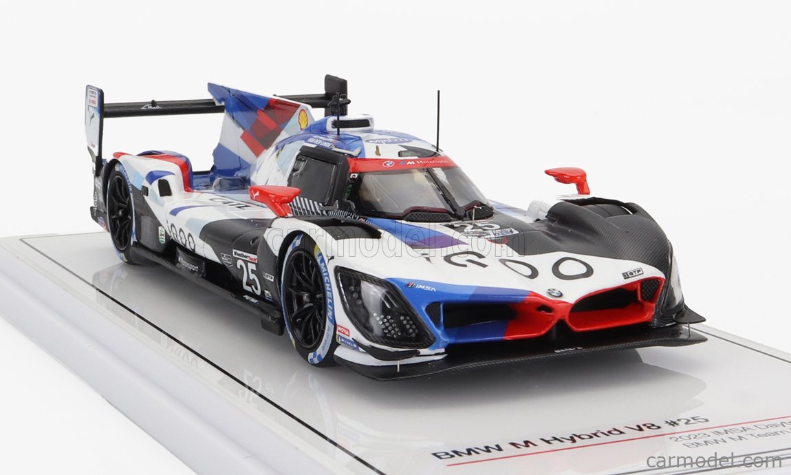 TRUESCALE TSM430704 Scale 1/43 | BMW M-HYBRID V8 GTP TEAM RLL N 25 24h ...