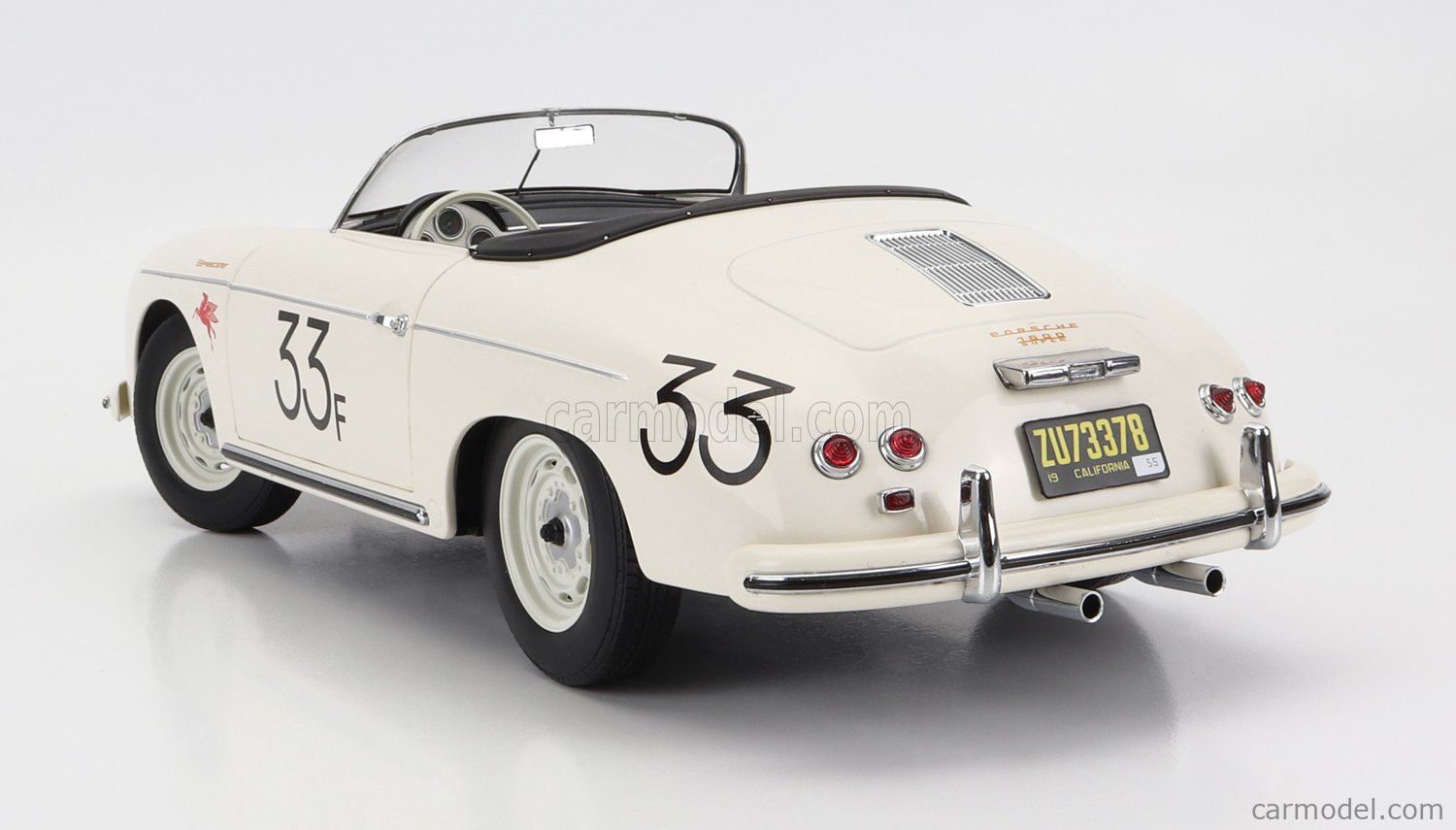 KK-SCALE KKDC120096 Scale 1/12 | PORSCHE 356A SPEEDSTER N 33 1955 WHITE