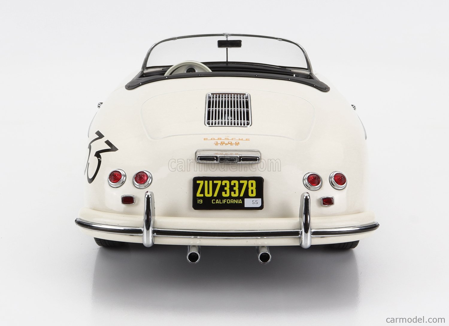 KK-SCALE KKDC120096 Scale 1/12 | PORSCHE 356A SPEEDSTER N 33 1955 WHITE