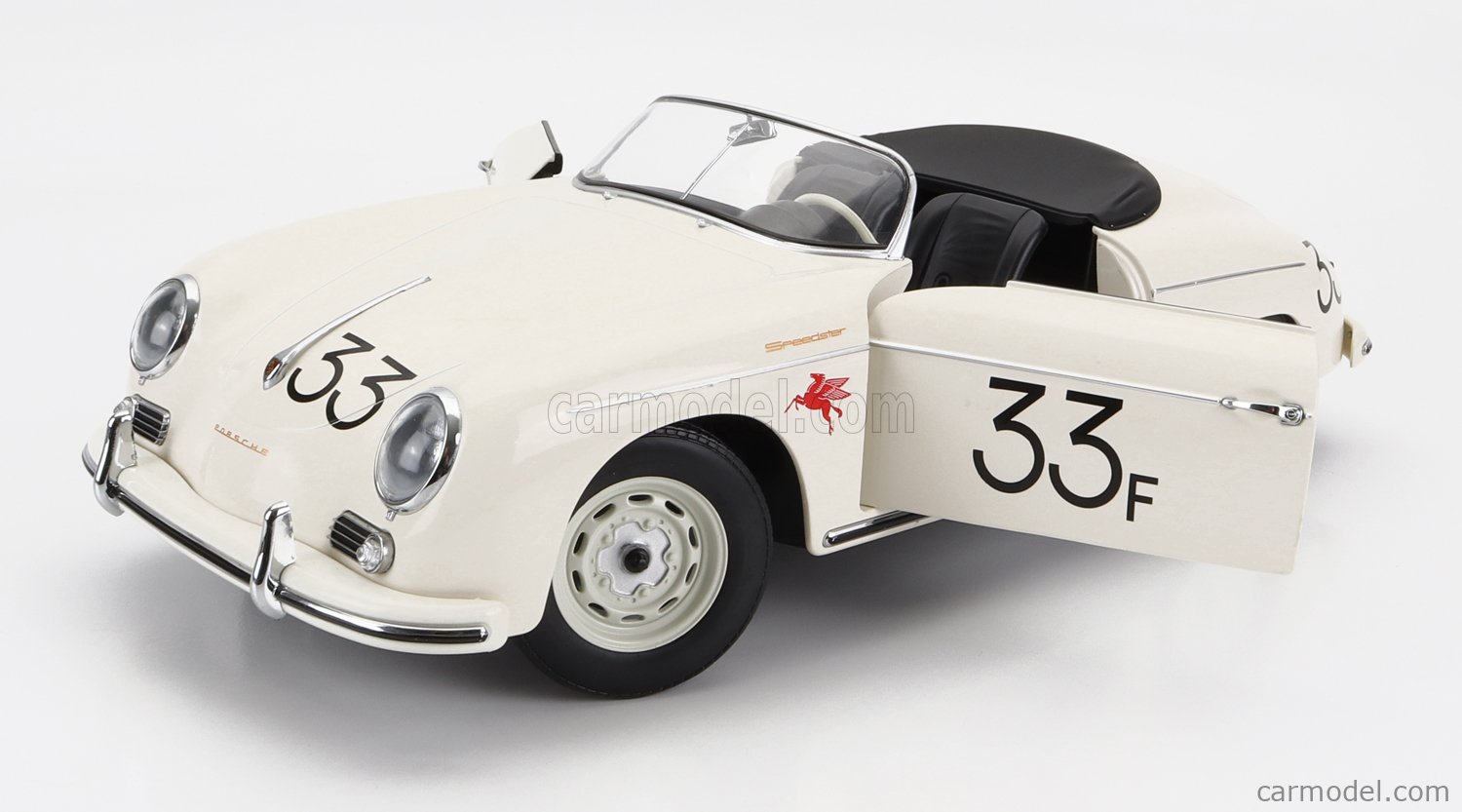 KK-SCALE KKDC120096 Scale 1/12 | PORSCHE 356A SPEEDSTER N 33 1955 WHITE
