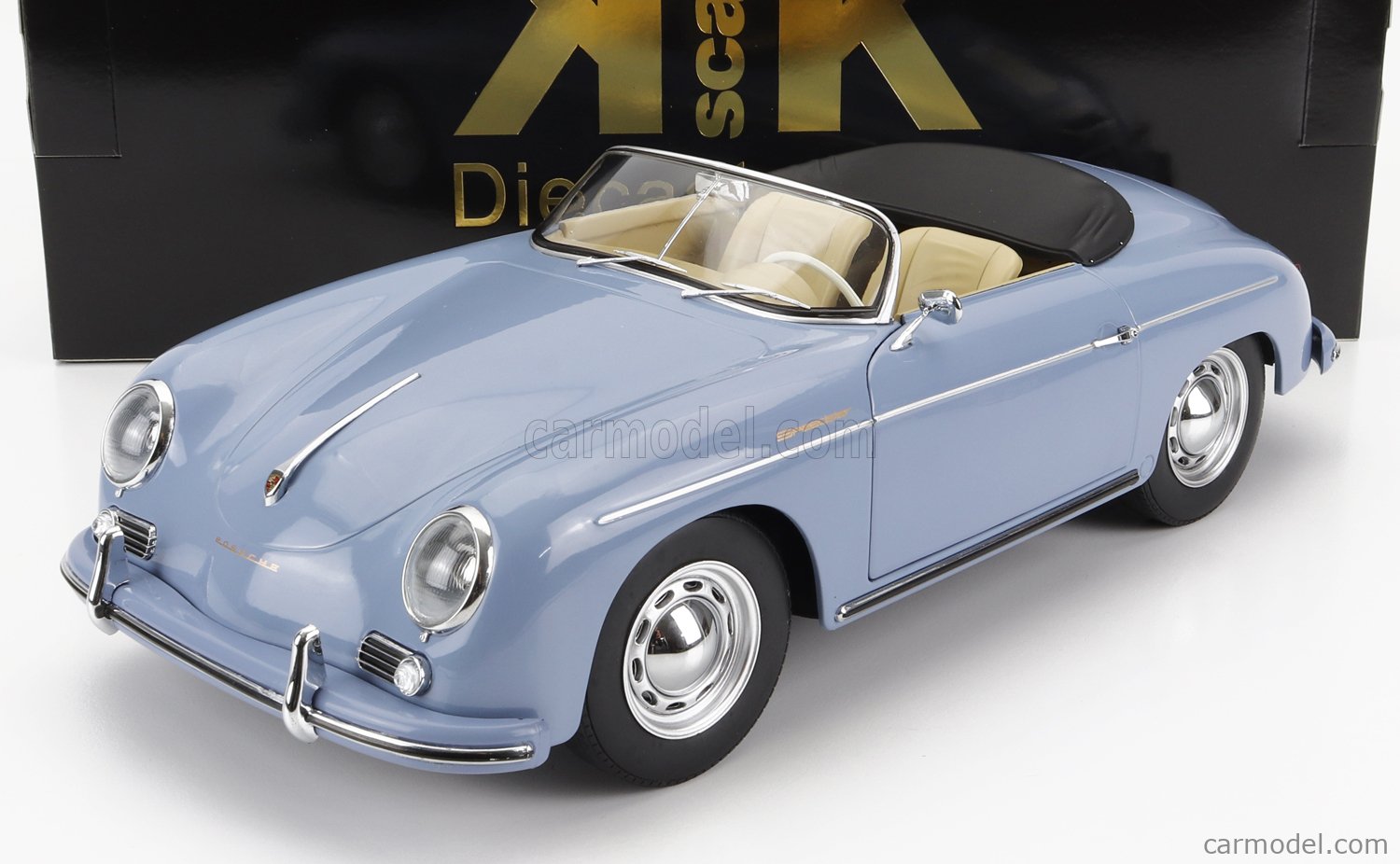 KK-SCALE KKDC120095 Escala 1/12 | PORSCHE 356A SPEEDSTER 1955 LIGHT BLUE