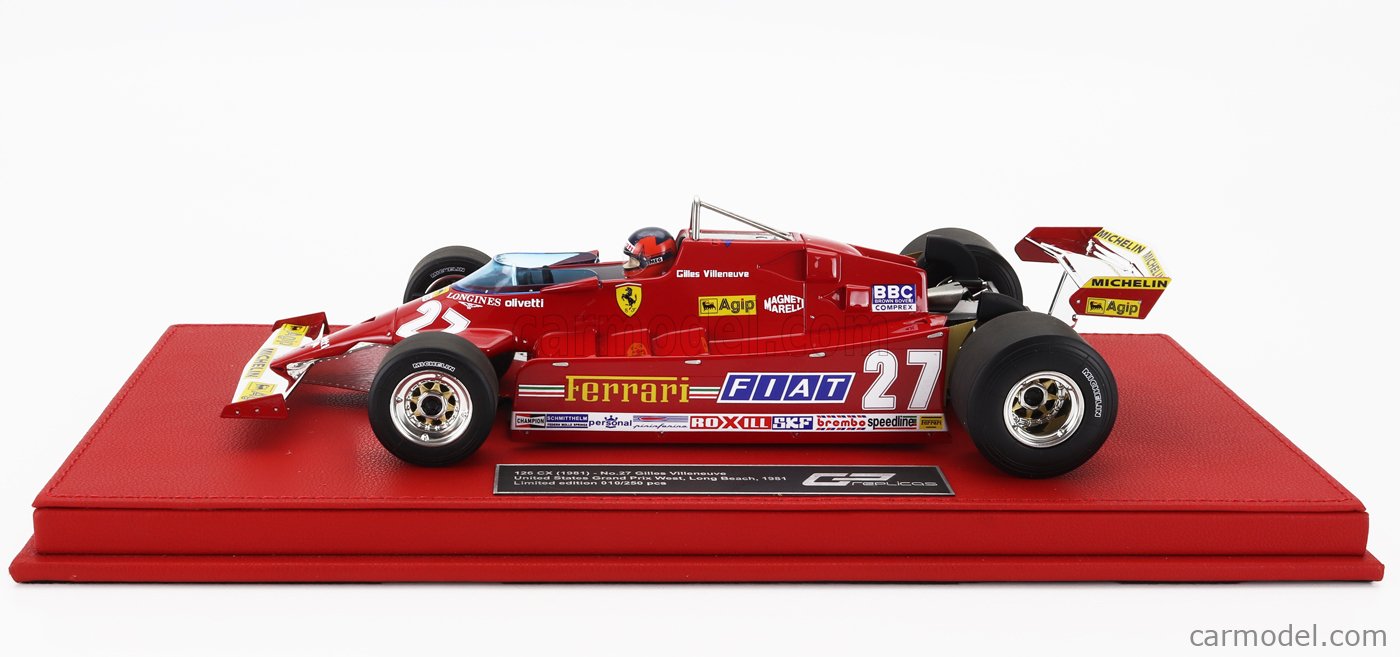 GP-REPLICAS GPGV006 Scala 1/18 | FERRARI F1 126CX COMPREX TURBO N 27 ...