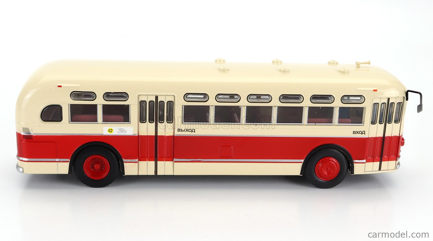 EDICOLA AUTDALMONCOLL037 Masstab: 1/43 | ZIS 154 AUTOBUS 1946 CREAM RED