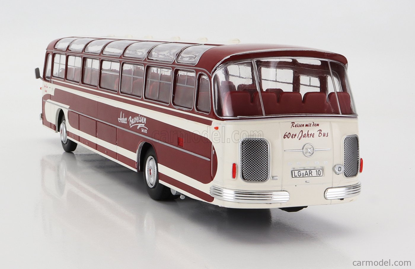 EDICOLA AUTDALMONCOLL063 Echelle 1/43 | SETRA S14 AUTOBUS 1966 RED CREAM