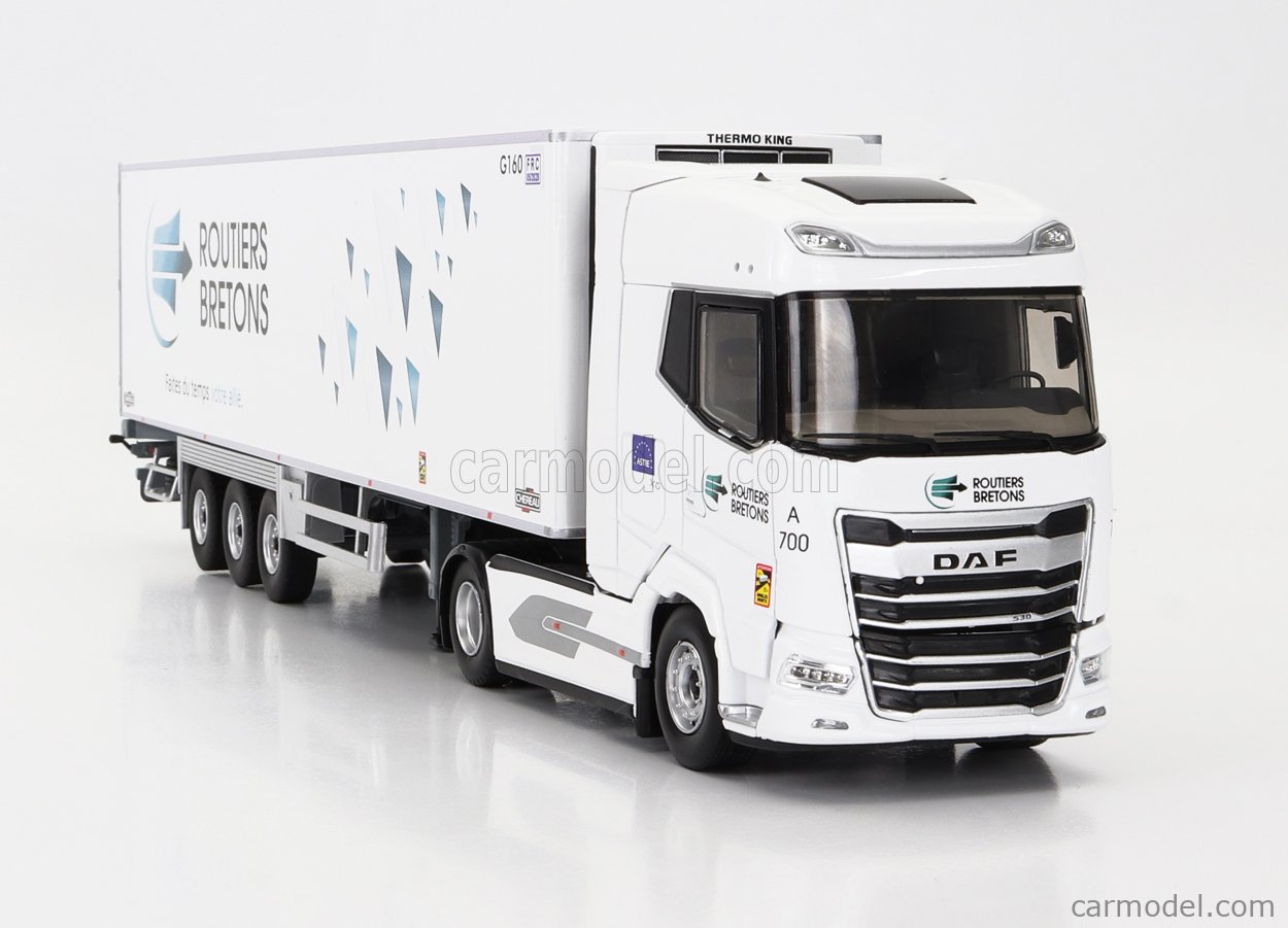 ELIGOR 117524 Masstab: 1/43 | DAF XG TRUCK SEMI-FRIGO ROUTIERS BRETONS ...