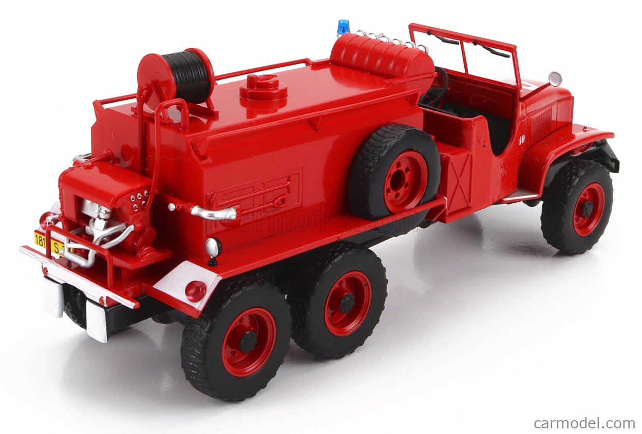 EDICOLA G1790062 Scale 1/43 | GMC CCKW 353 TANKER TRUCK 1960 - FIRE ...