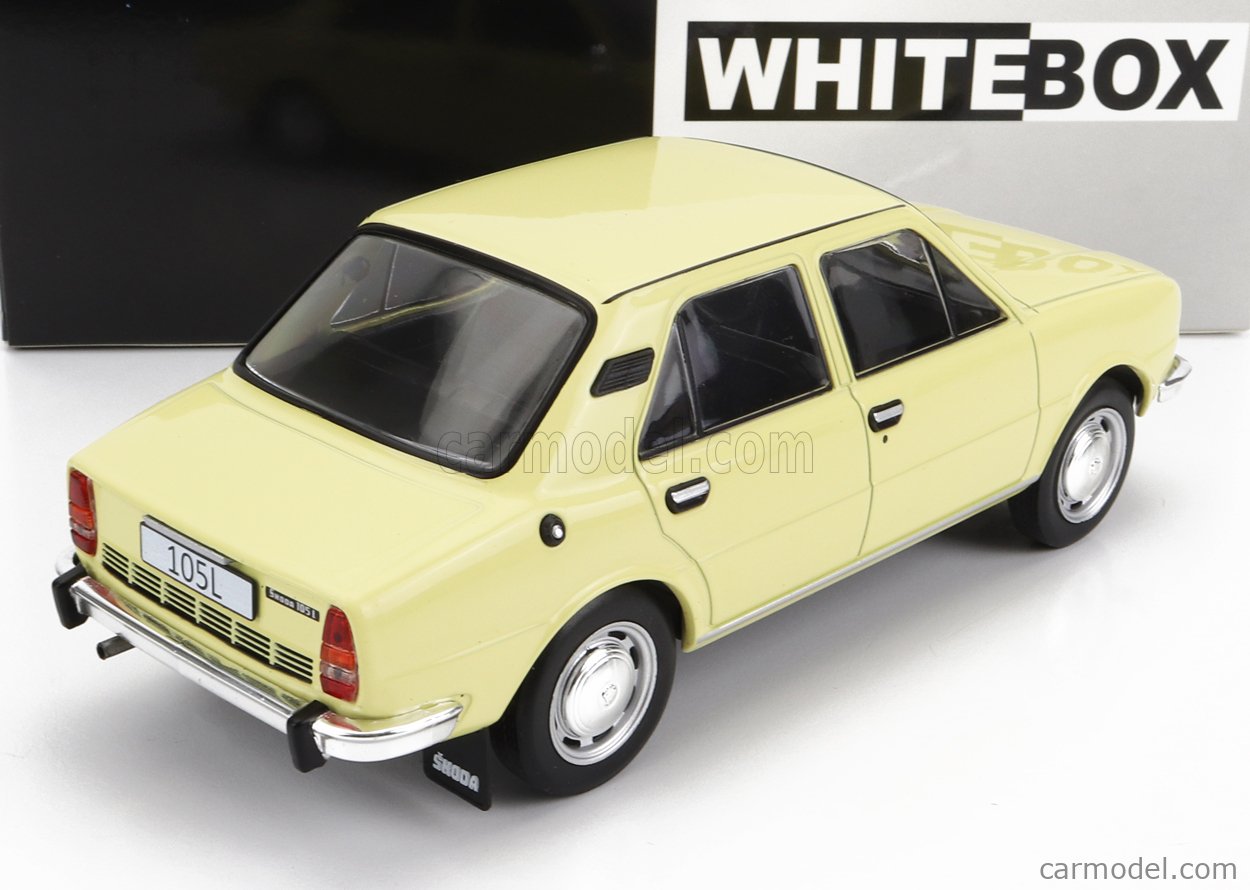 WHITEBOX WB124163 Scala 1/24 | SKODA 105L 1976 LIGHT YELLOW