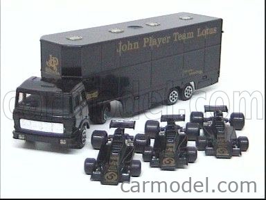 POLITOYS POLISTIL RJ Scale 1/55 | LOTUS TRUCK FIAT + 3 LOTUS JPS 2T F1 ...