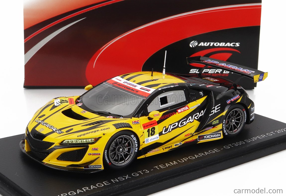 SPARK-MODEL SGT045 Scale 1/43 | HONDA NSX GT3 TEAM UPGARAGE N 18 GT300 ...