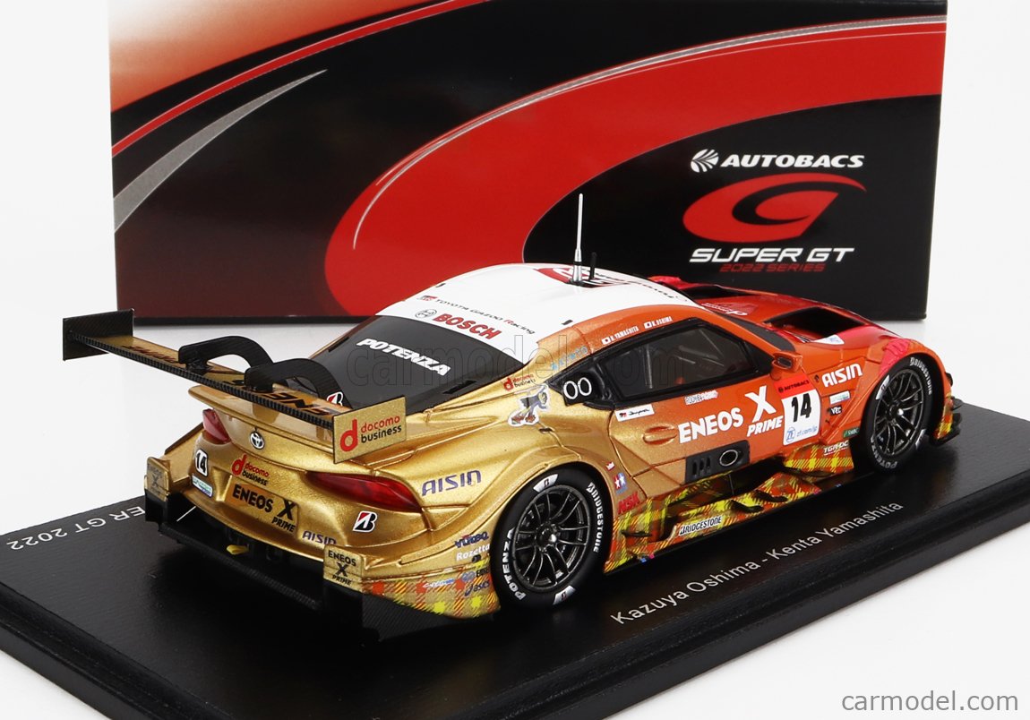 SPARK-MODEL SGT024 Masstab: 1/43 | TOYOTA SUPRA GR TEAM ENEOS ROOKIE N 14 GT500 CLASS SUPER GT ...