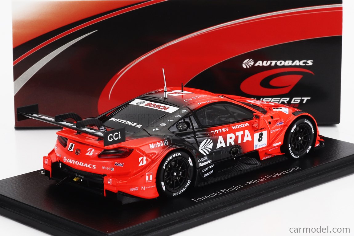 SPARK-MODEL SGT023 Scale 1/43 | HONDA NSX-GT TEAM ARTA N 8 GT500 CLASS ...