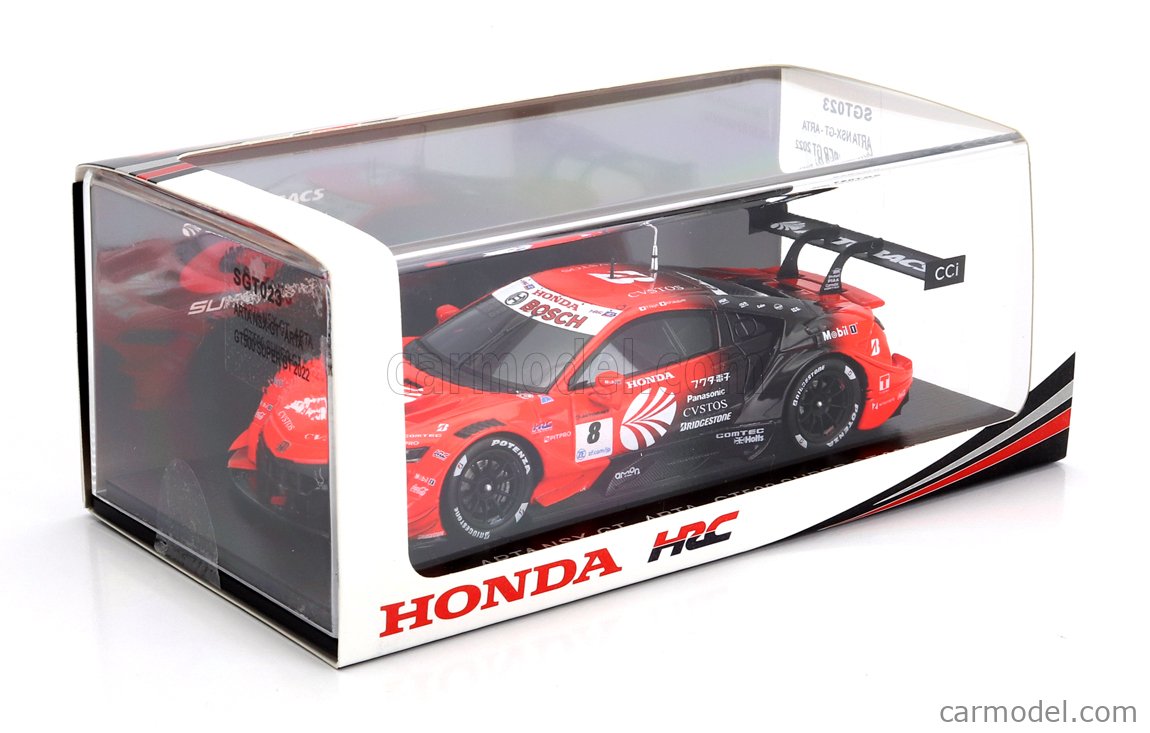 SPARK-MODEL SGT023 Scale 1/43 | HONDA NSX-GT TEAM ARTA N 8 GT500 CLASS ...