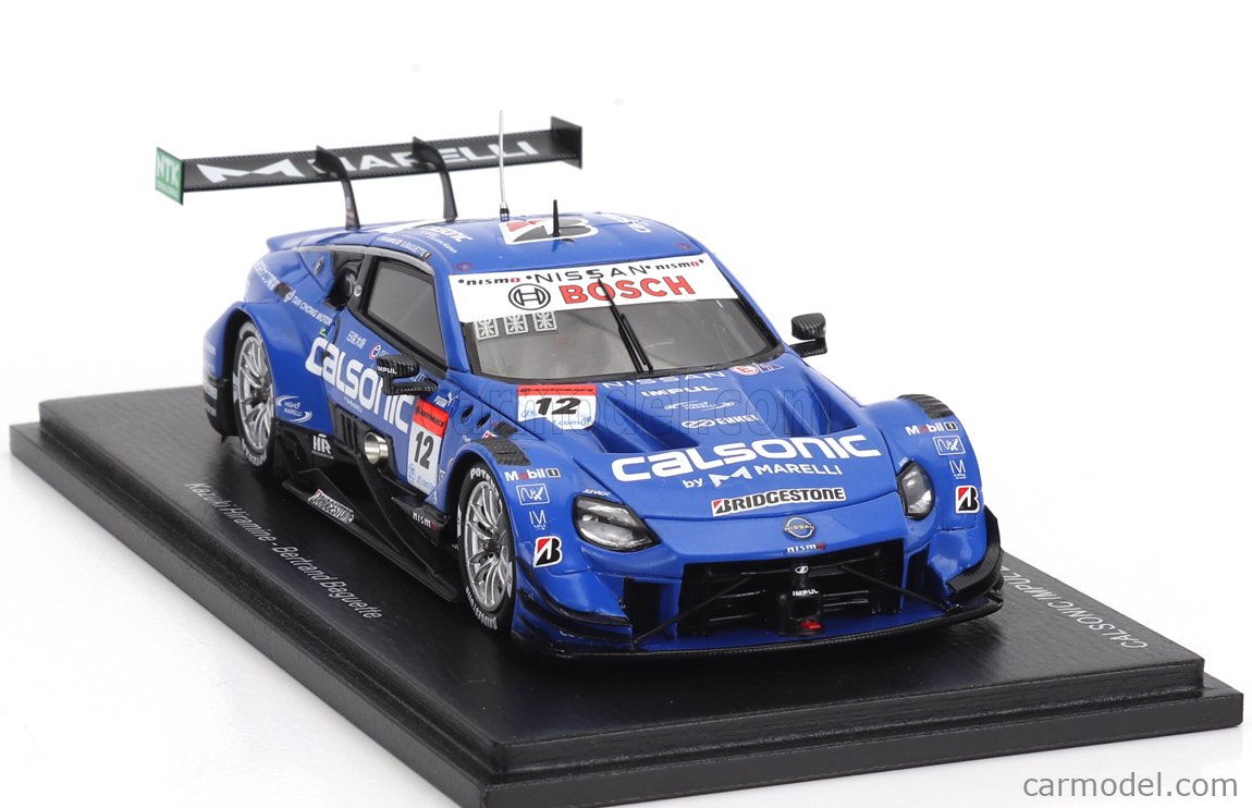SPARK-MODEL SGT021 Masstab: 1/43 | NISSAN GT-R TEAM CALSONIC IMPUL Z N 12 GT500 CLASS SUPER GT ...