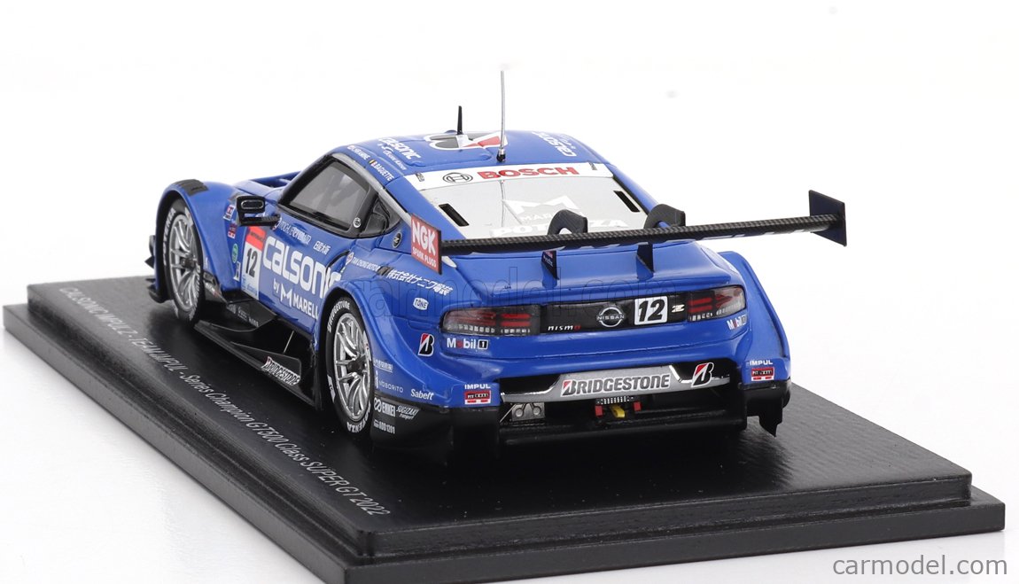 SPARK-MODEL SGT021 Masstab: 1/43 | NISSAN GT-R TEAM CALSONIC IMPUL Z N 12 GT500 CLASS SUPER GT ...