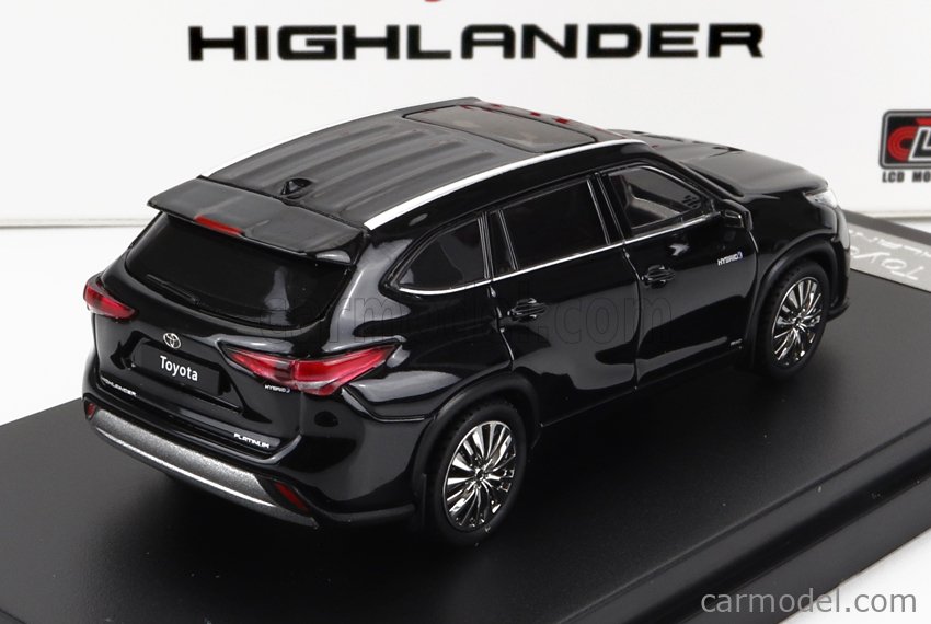 LCD-MODEL LCD64019-BL Scale 1/64 | TOYOTA HIGHLANDER 2022 BLACK