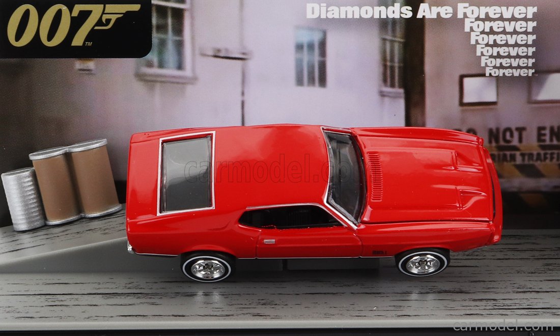 MOTOR-MAX 79824 Scale 1/64 | FORD USA MUSTANG MACH-1 COUPE 1971 - 007 JAMES BOND - DIAMONDS ARE ...