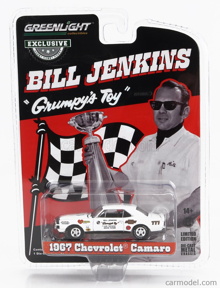 GREENLIGHT 30418 Scale 1/64 | CHEVROLET CAMARO GRUMPY'S TOY RACING 1967 ...