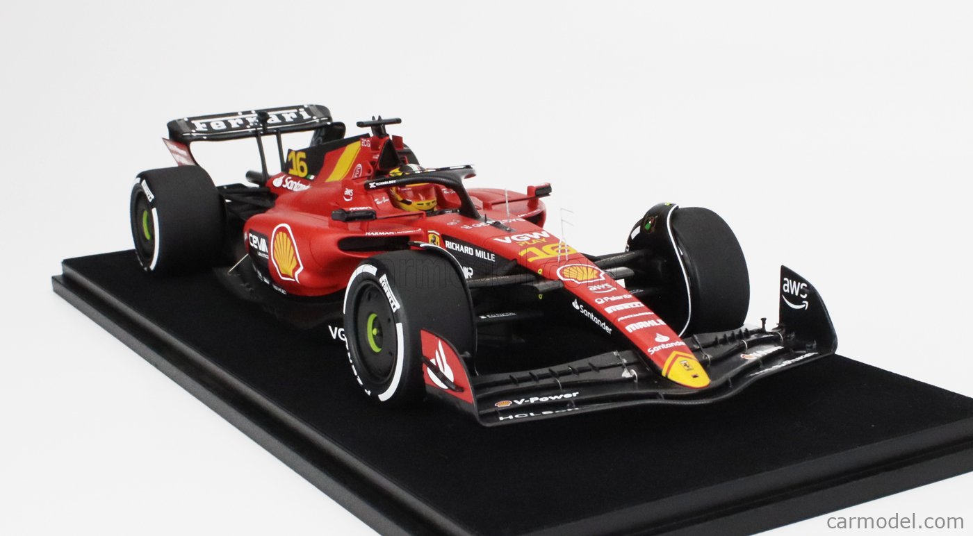 LOOKSMART LS18F1047 Scale 1/18 | FERRARI F1 SF-23 TEAM SCUDERIA FERRARI N 16 MONZA ITALY GP 2023 ...