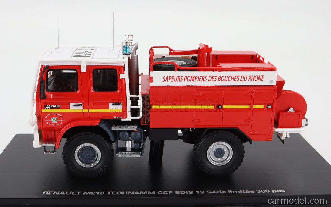 ALERTE ALERTE0118 Масштаб 1/43 | RENAULT M210 TANKER TRUCK TECHNAMM CCF SDIS 13 SAPEURS POMPIERS ...