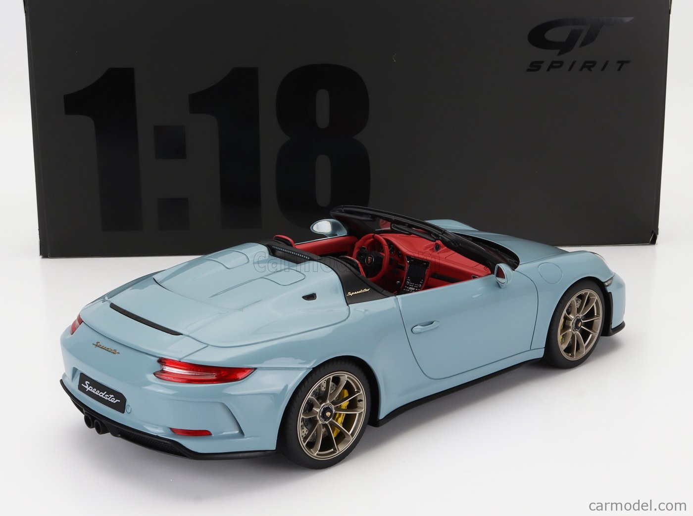 GT-SPIRIT GT408 Scale 1/18 | PORSCHE 911 991-2 SPEEDSTER CABRIOLET 2019 MEISSEN BLUE