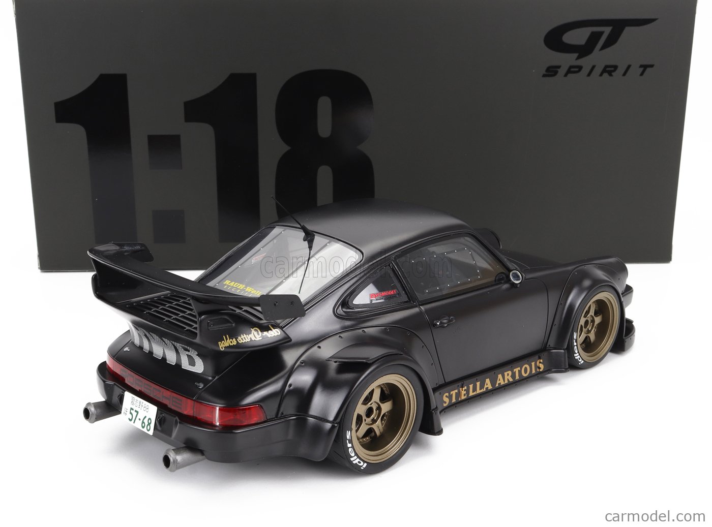GT-SPIRIT GT421 Scale 1/18 | PORSCHE 911 964 RWB STELLA COUPE 2008 MATT BLACK