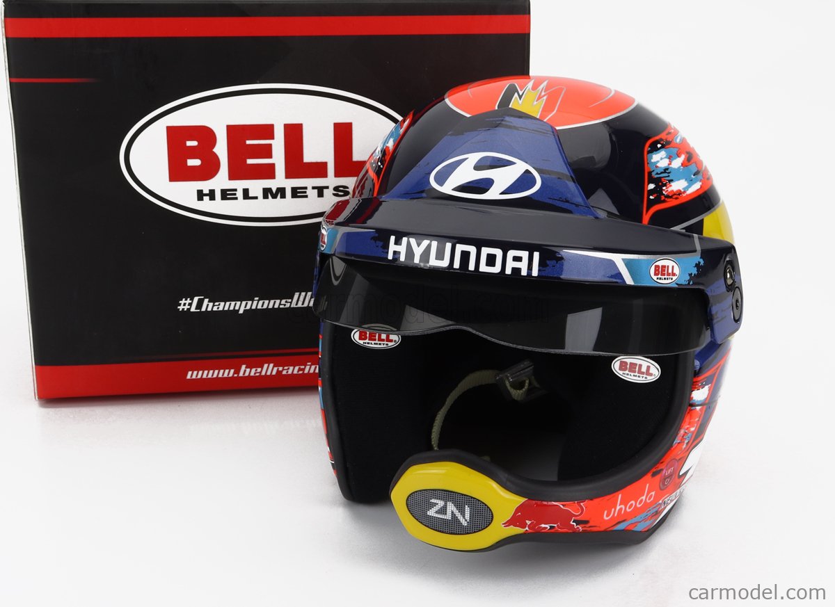 MINI HELMET 4100237 Scale 1/2 | BELL HELMET RALLY CASCO HELMET HYUNDAI ...
