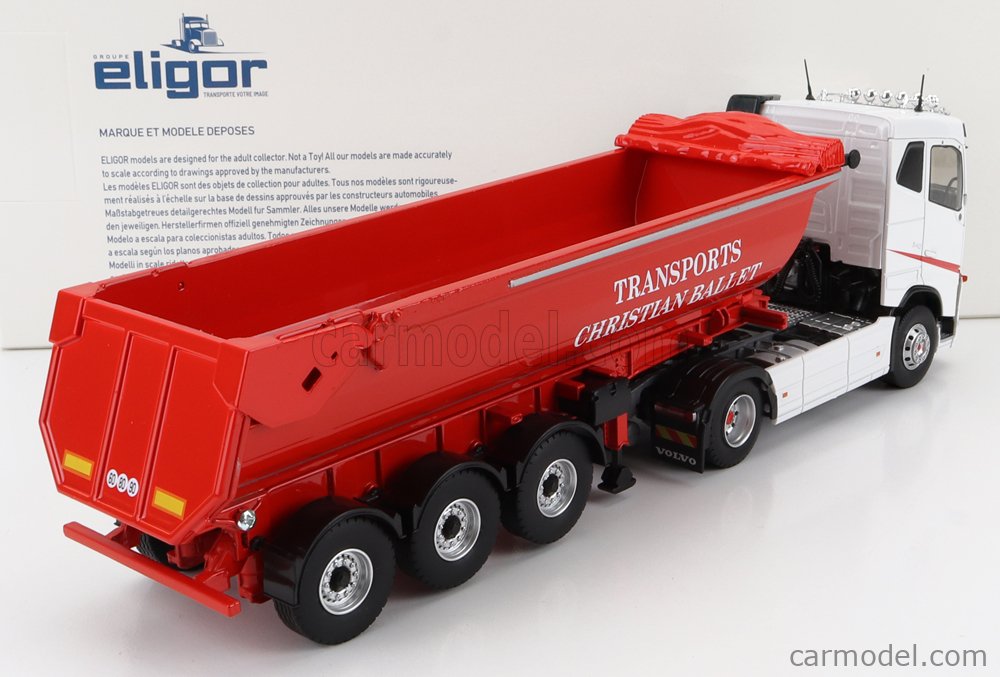 ELIGOR 117661 Scale 1/43 | VOLVO FH4 540 TRUCK CASSONE RIBALTABILE ...