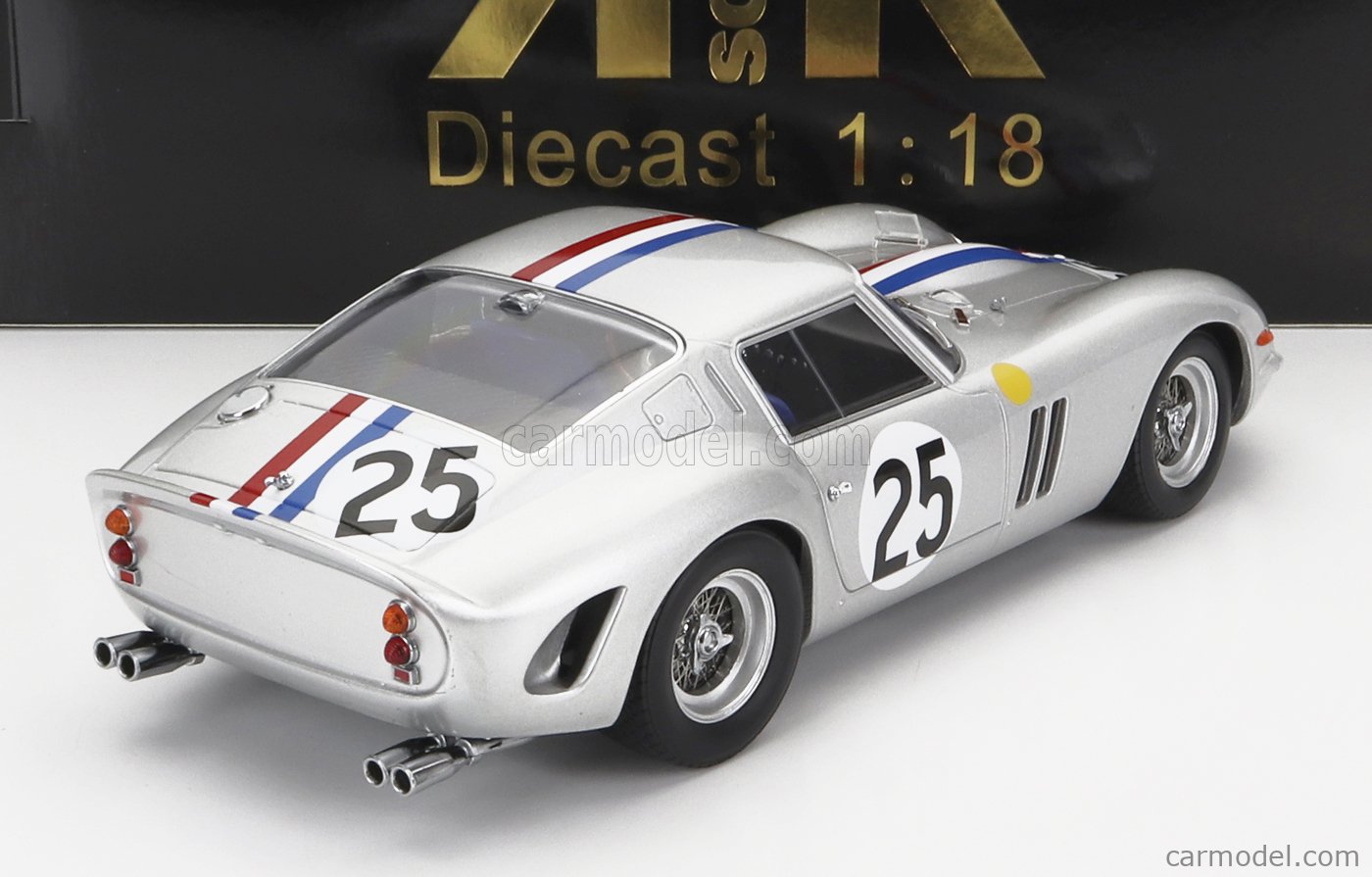 KK-SCALE KKDC180738 Scale 1/18 | FERRARI 250 GTO 3.0L V12 COUPE TEAM ECURIE FRANCORCHAMPS N 25 ...