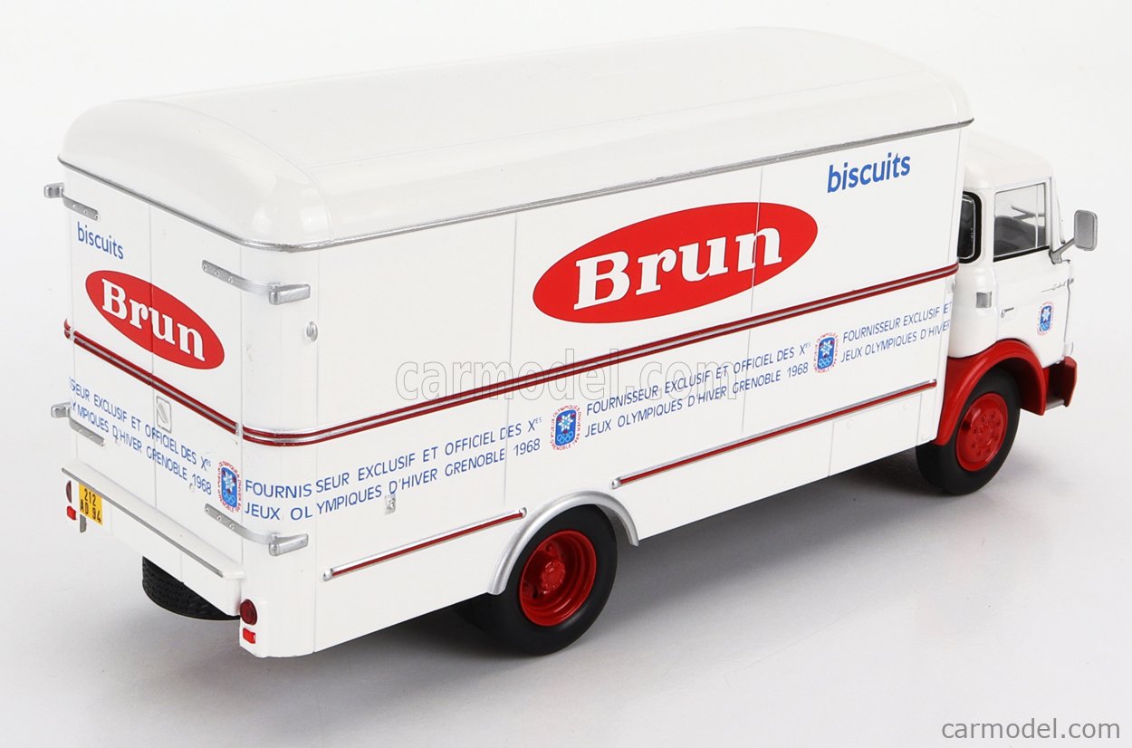 EDICOLA G111A068 Scale 1/43 | BERLIET GAK TRUCK BISCUIT BRUN 2-ASSI ...