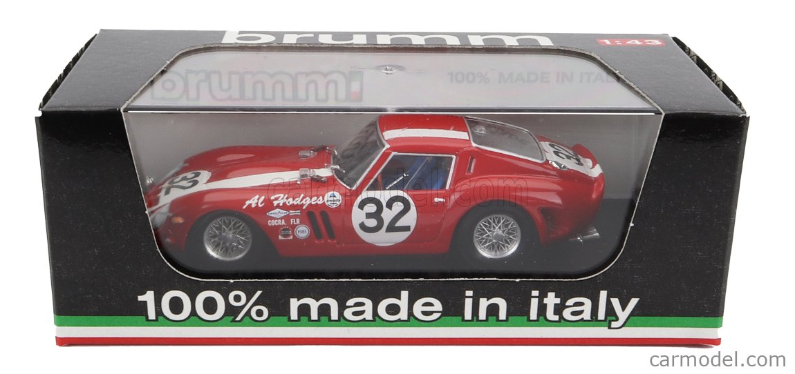 BRUMM R539 Scale 1/43 | FERRARI 250 GTO CHASSIS 3223GT N 32 2000km ...