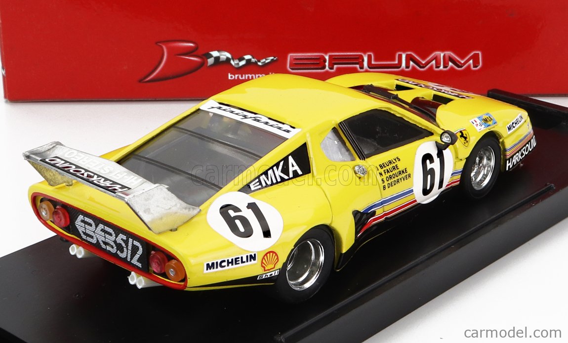 BRUMM R212C Escala 1/43 | FERRARI 512BB LM 4.9L TEAM BEURLYS N 61 24h ...