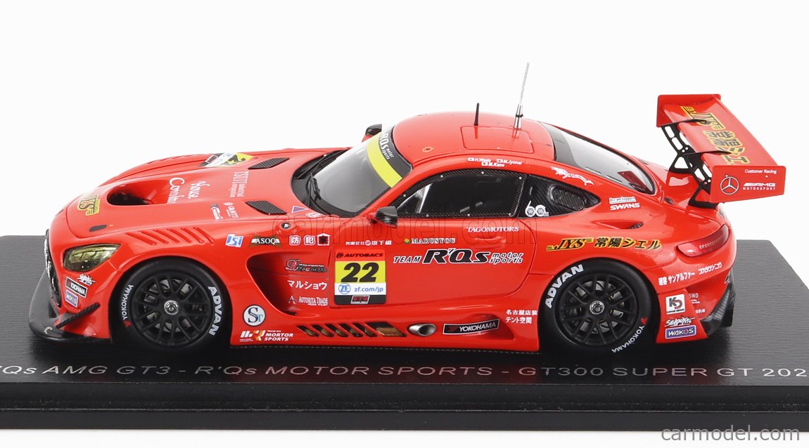 SPARK-MODEL SGT075 Scale 1/43 | MERCEDES BENZ GT3 AMG TEAM R'QS MOTOR ...