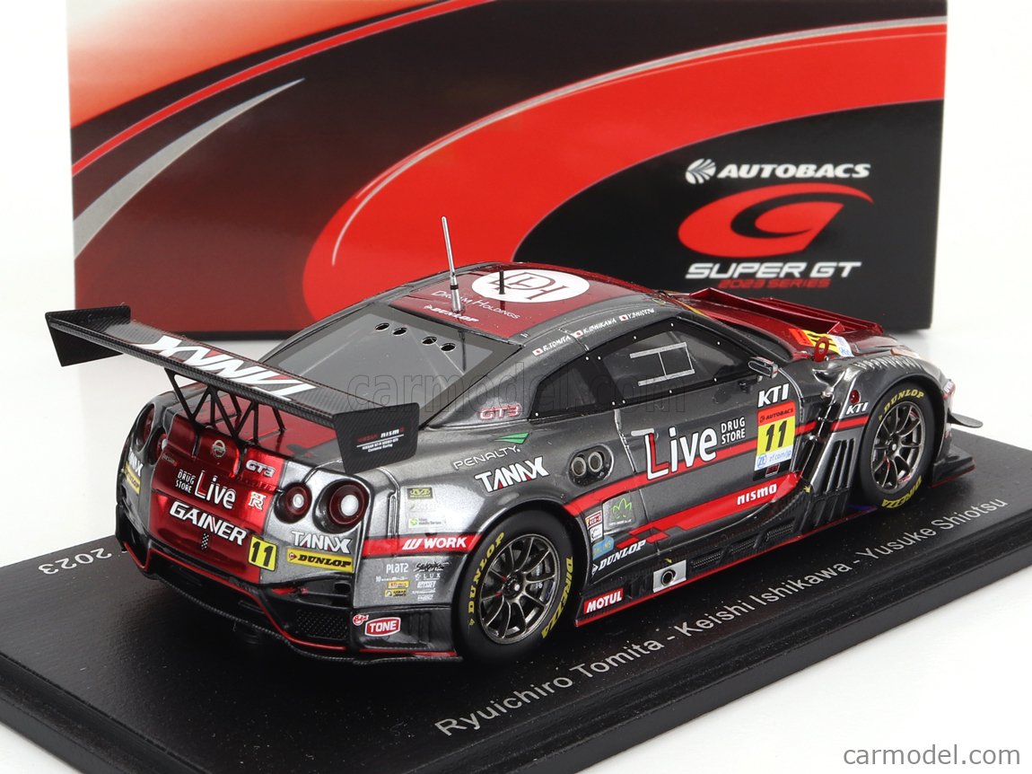 SPARK-MODEL SGT072 Scale 1/43 | NISSAN GT-R NISMO TEAM GAINER TANAX N ...