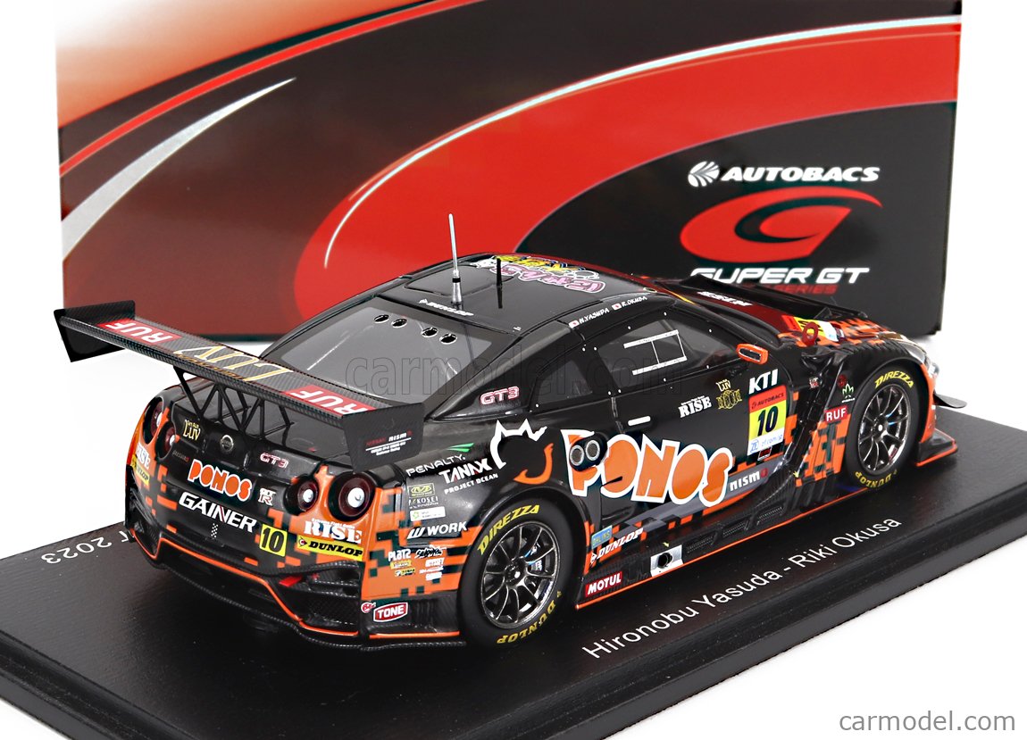 SPARK-MODEL SGT071 Scale 1/43 | NISSAN GT-R NISMO TEAM PONOS GAINER N ...