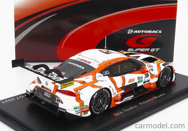 SPARK-MODEL SGT060 Scale 1/43 | TOYOTA GR SUPRA TEAM TGR TOM'S N 36 GT500 CLASS SUPER GT 2023 S ...