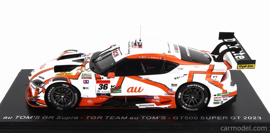SPARK-MODEL SGT060 Scale 1/43 | TOYOTA GR SUPRA TEAM TGR TOM'S N 36 GT500 CLASS SUPER GT 2023 S ...