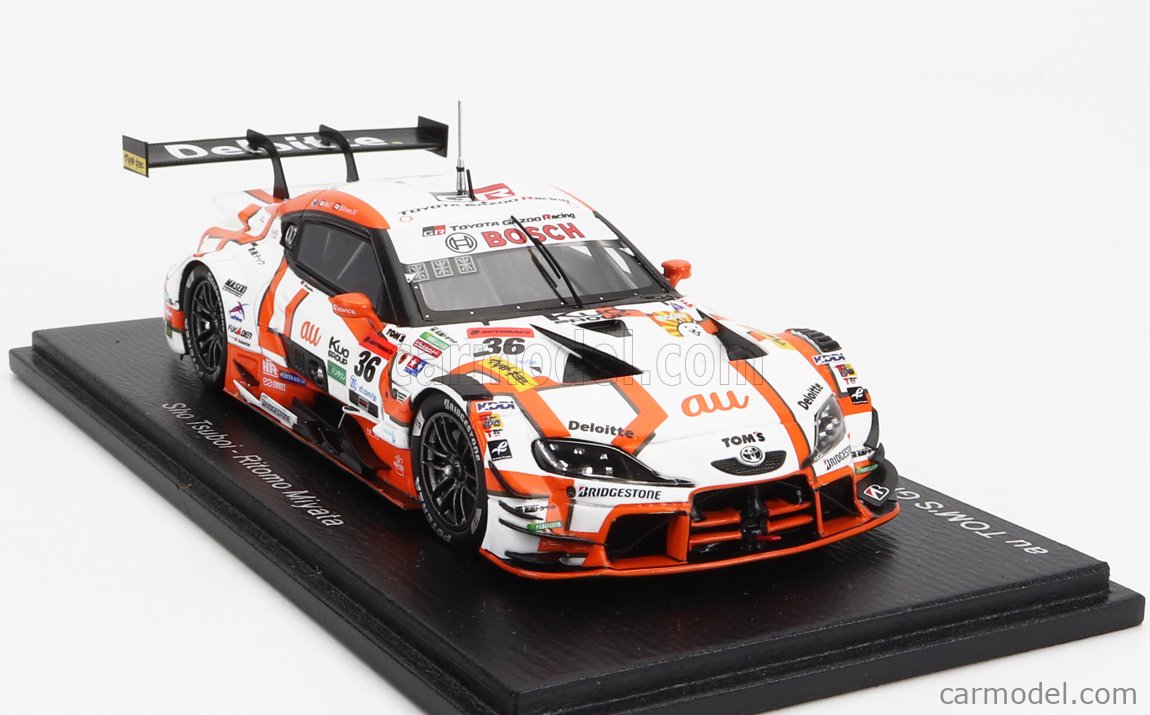 SPARK-MODEL SGT060 Scale 1/43 | TOYOTA GR SUPRA TEAM TGR TOM'S N 36 GT500 CLASS SUPER GT 2023 S ...