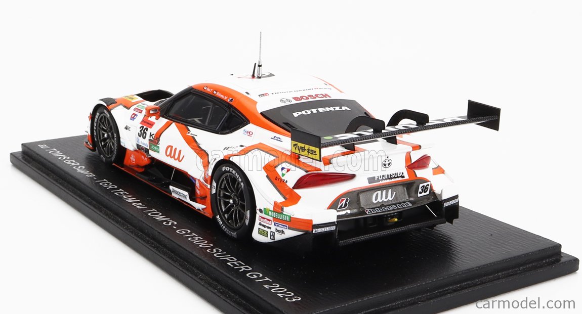 SPARK-MODEL SGT060 Scale 1/43 | TOYOTA GR SUPRA TEAM TGR TOM'S N 36 GT500 CLASS SUPER GT 2023 S ...